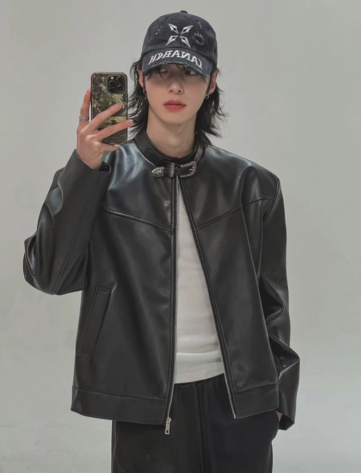 A39 西部風時尚皮革外套 – HANSDE